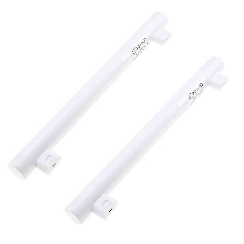 2-Pack 300mm 500mm S14S Tubular LED Light bulbs 3W 6W Tube Bulbs 25W ...