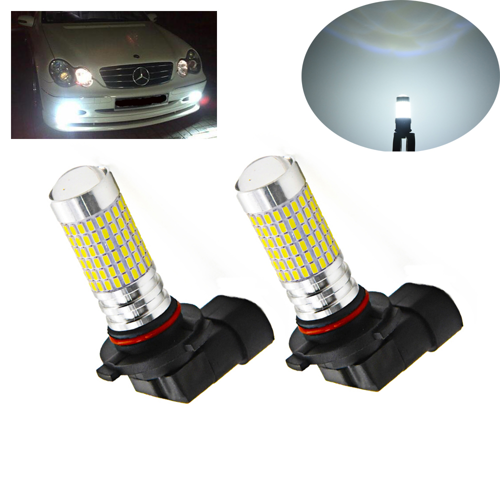 H10 LED Fog Light Bulbs 1400 Lumens 6000k Daylight 9140 9145 H10 ...