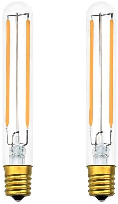 Dimmable T6.5 E17 LED Appliance Bulb - 4W LED T6.5 Exit Sign Clear ...