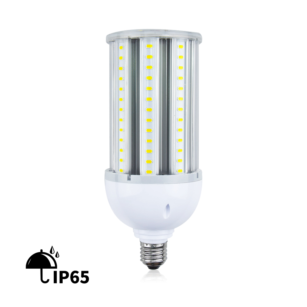 40W E26 Medium Base LED Corn Bulb, Daylight 6000K Waterproof Super Bright 450W Incandescent ...