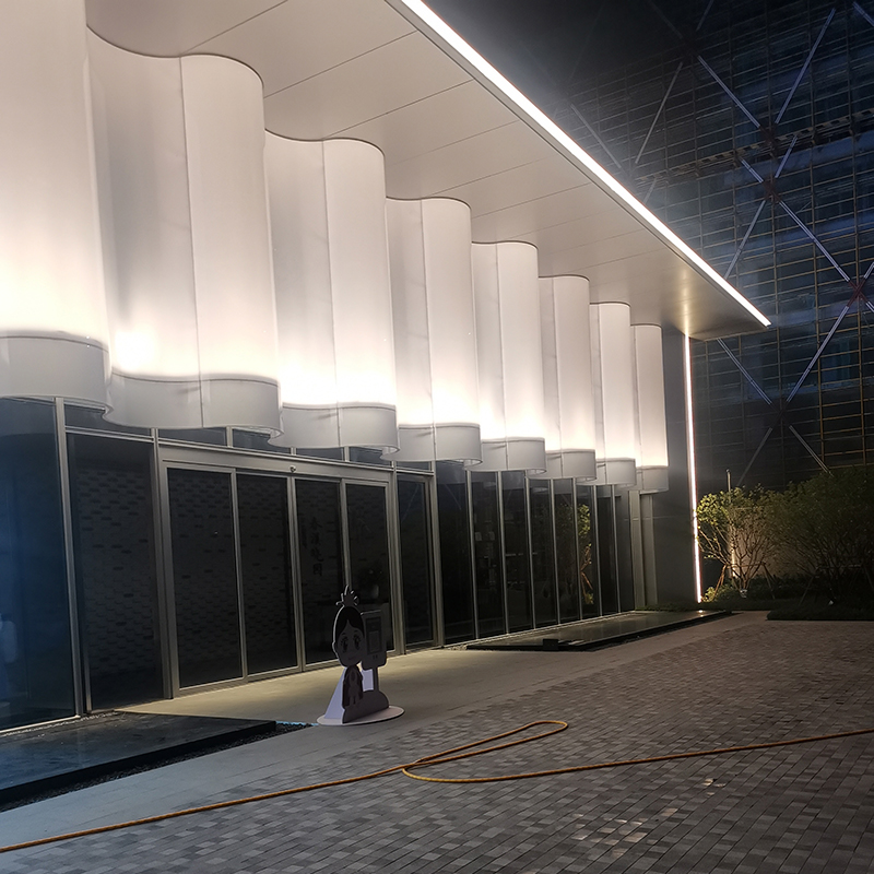 Plastic lighting cladding