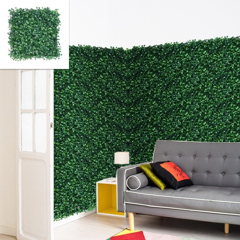 wholesale Artificial Plants Grass Wall Panel Boxwood Wedding Decoration ...