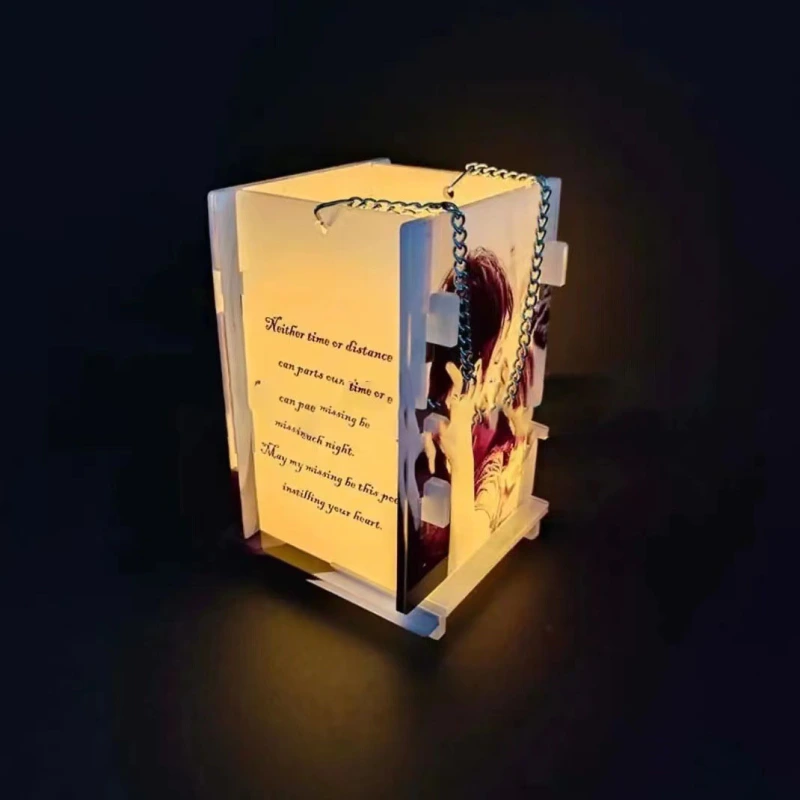 RTS Sublimation Acrylic Table Lamp with Candle Free Shipping (10PCS)