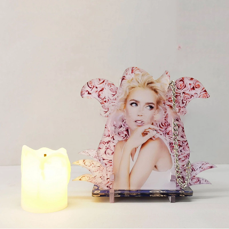 RTS Sublimation Acrylic Table Lamp with Candle Free Shipping (10PCS)