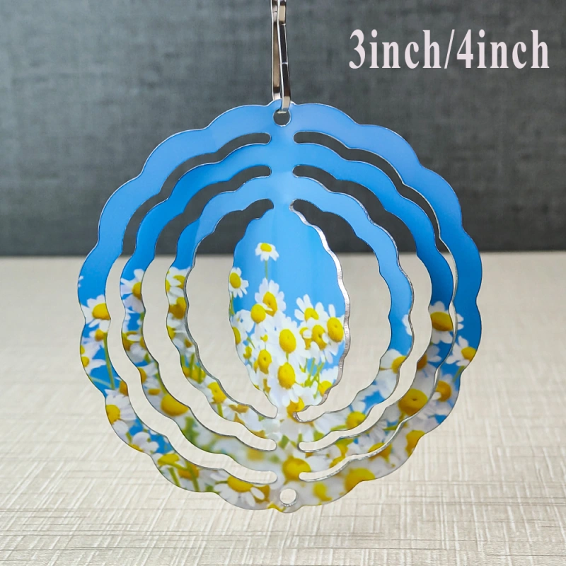 RTS Sublimation Double-Side 3inch/4inch Wind Spinner Free Shipping ...