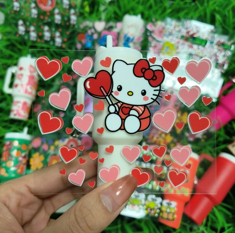 RTS UV DTF Wraps Transfer Sticker for Mini Tumbler Keychains Lip Balm ...