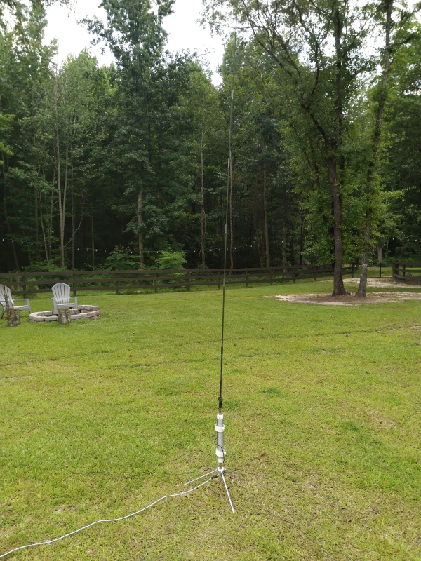 HF Manpack Collapsible Antenna 7 Section Green Color