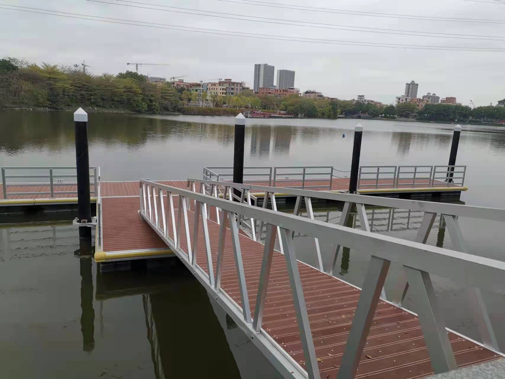 Fixation and Use of Floating dock