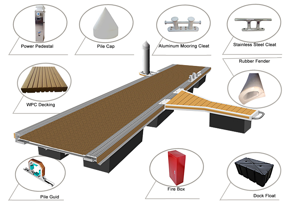 Galvanized Steel Floating Dock