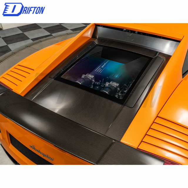 Carbon Fiber Rear Engine Cover For Lamborghini Gallardo LP550 LP560 ...