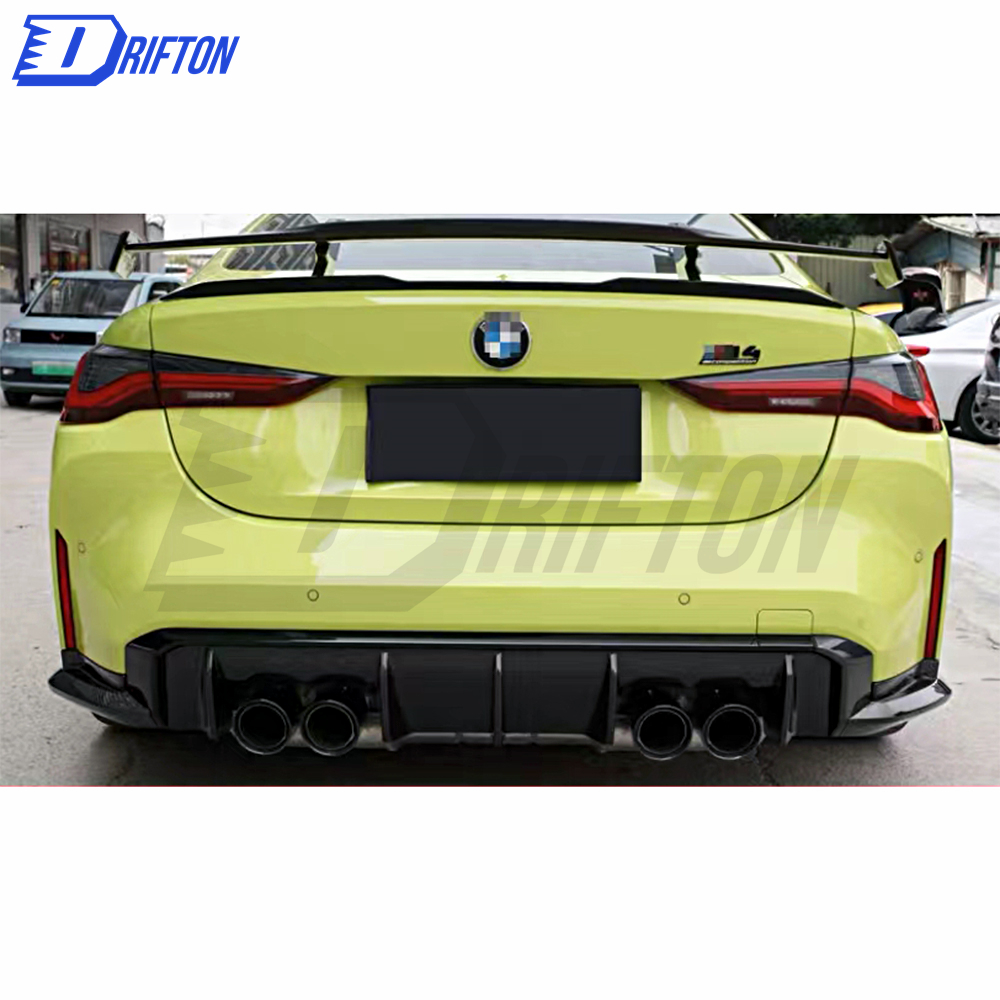 MP V2 Style Carbon Fiber Rear Diffuser For BMW G80 M3 G82 M4 2021