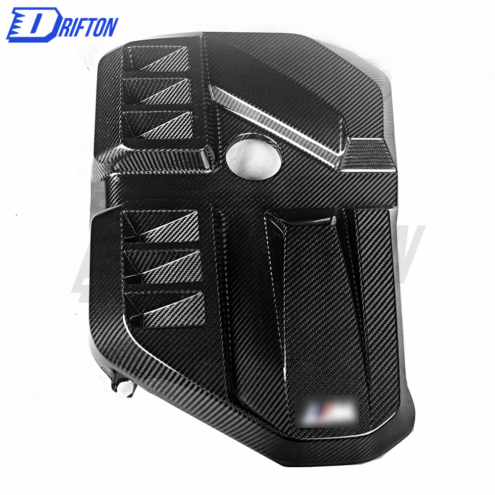 OEM Type Dry Carbon Fiber Engine Cover For BMW G80 M3 G82 M4 2020-2021