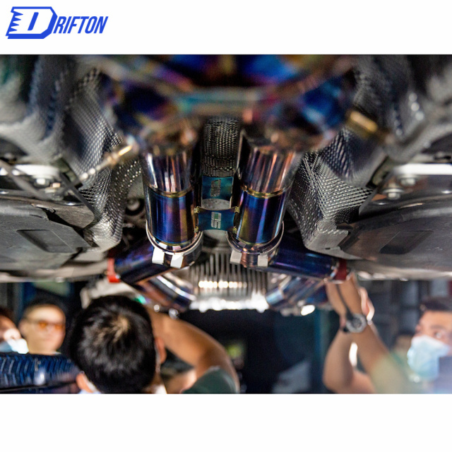 Titanium Alloy Exhaust System For BMW G80 M3 G82 M4 2020-2024