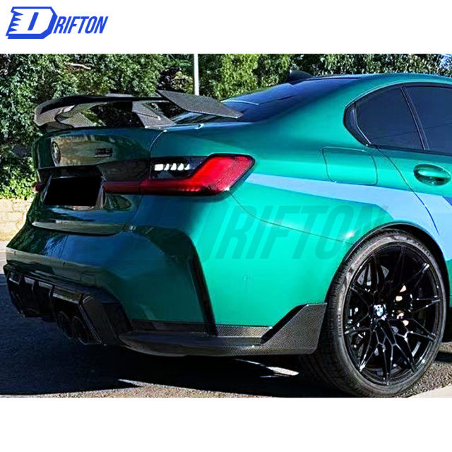 MP V2 Style Carbon Fiber Rear Diffuser For BMW G80 M3 G82 M4 2021