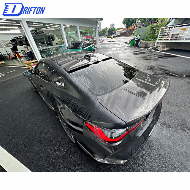 CSL Style Dry Carbon Fiber Roof Spoiler For BMW G82 M4 2020-2024