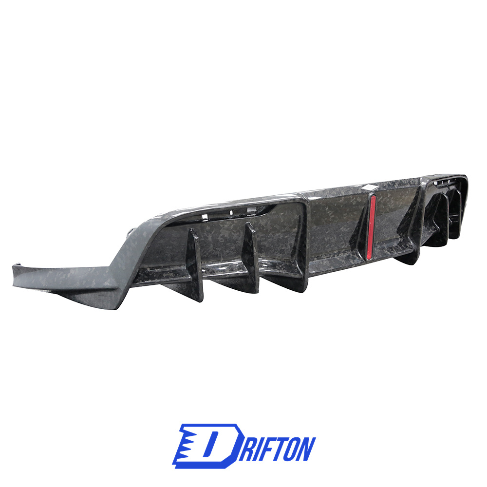 MIW Style Forged Dry Carbon Fiber Rear Diffuser For Tesla Model Y 2020-2021