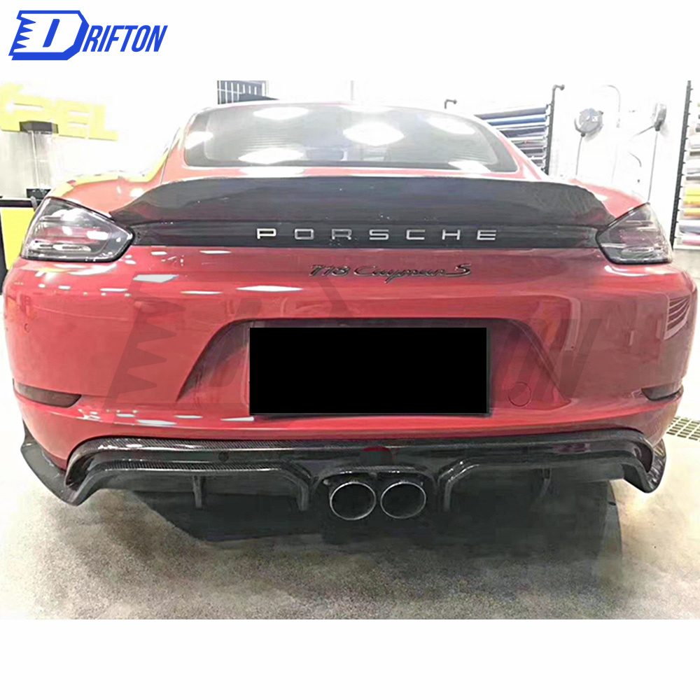 Carbon Fiber Body Aero Kit For Porsche 718 Cayman Boxster 2016-2018
