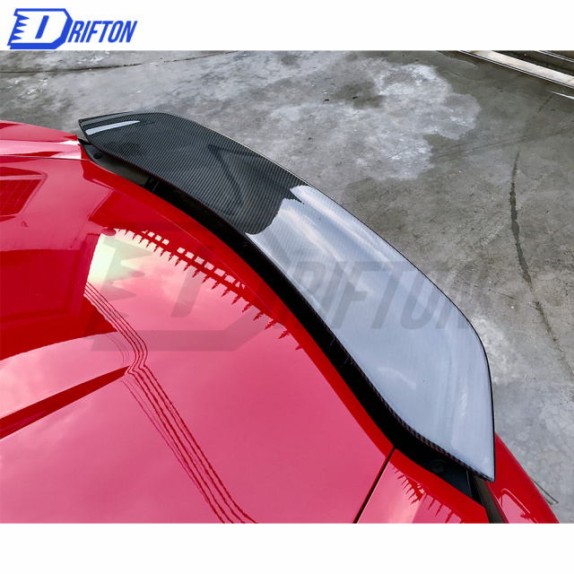 Dry Carbon Fiber Rear Spoiler For Porsche 718 Boxster Spyder 2016-2019