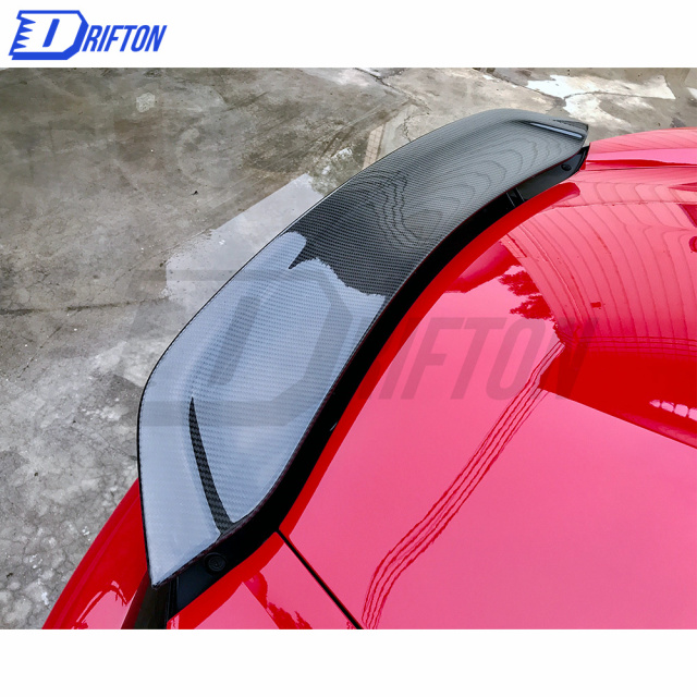 Dry Carbon Fiber Rear Spoiler For Porsche 718 Boxster Spyder 2016-2019
