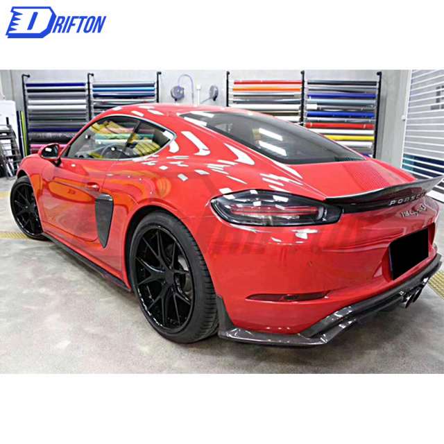 Carbon Fiber Body Aero Kit For Porsche 718 Cayman Boxster 2016-2018