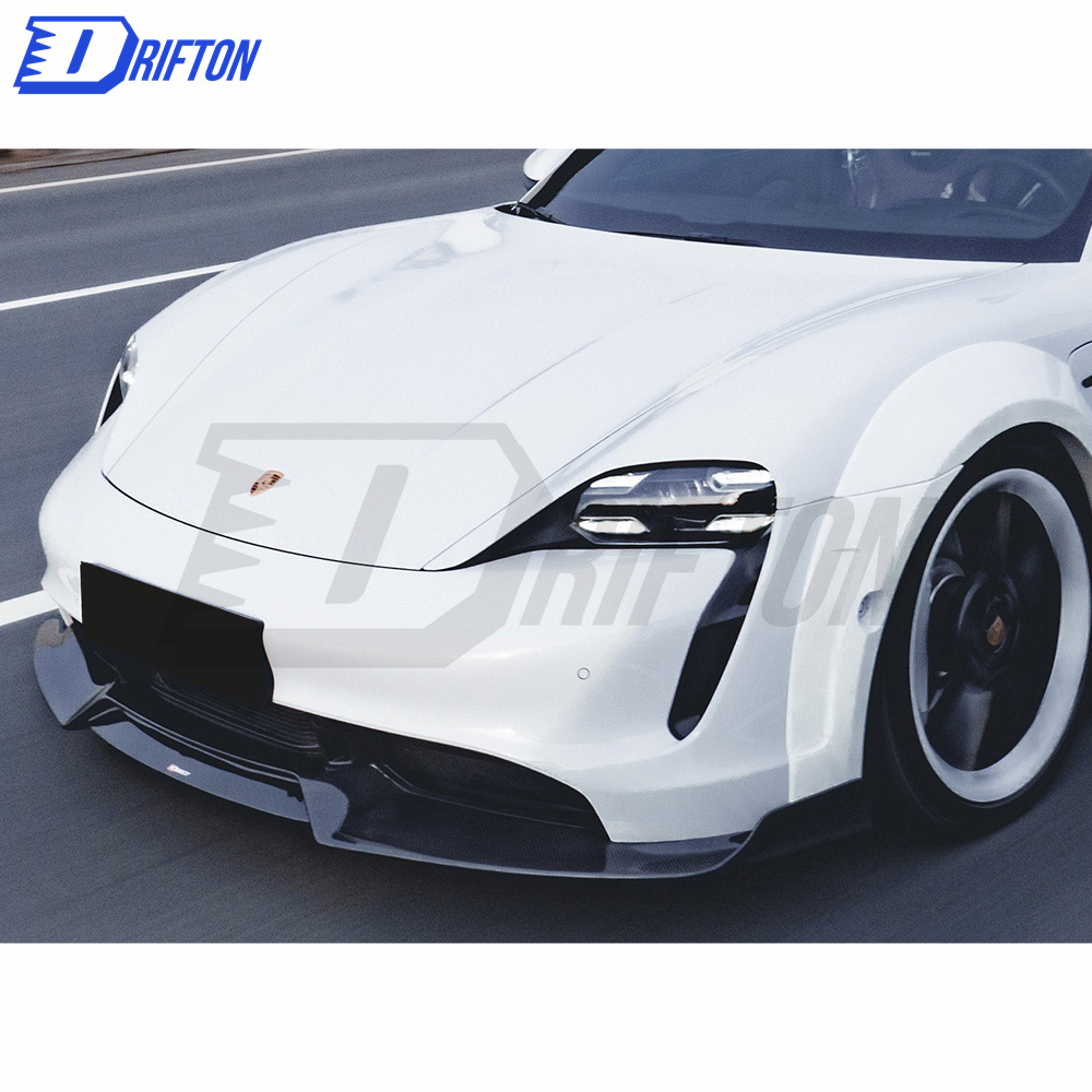 CMST Style Carbon Fiber Fender Trims For Porsche Taycan Turbo 2019-2020