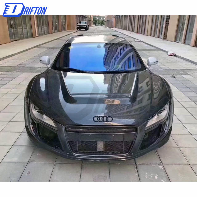 PPI Style Carbon Fiber Hood For Audi R8 2010-2015,
