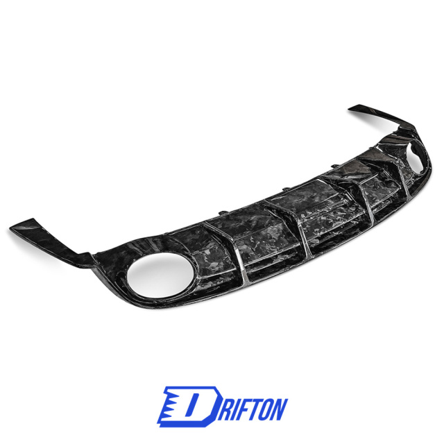 WS Style Dry Forged Carbon Fiber Rear Diffuser For Audi RS7