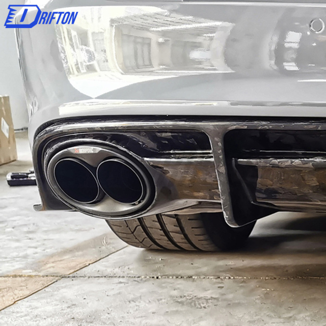WS Style Dry Forged Carbon Fiber Rear Diffuser For Audi RS7