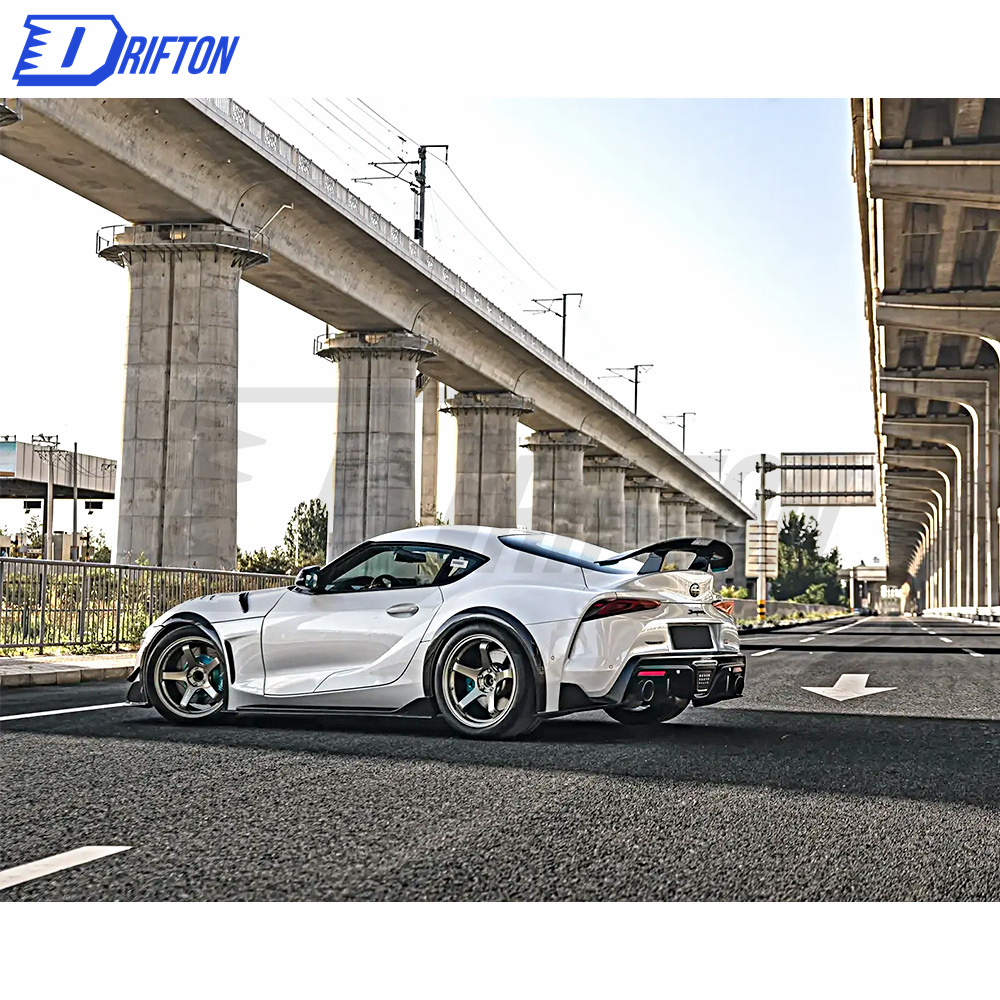 Artisan Style Carbon Fiber Rear Bumper Splitter For Toyota Supra A90 GR