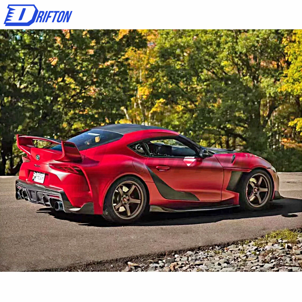 MKV Style Carbon Fiber Fender Plate For Toyota Supra A90 2019-2020