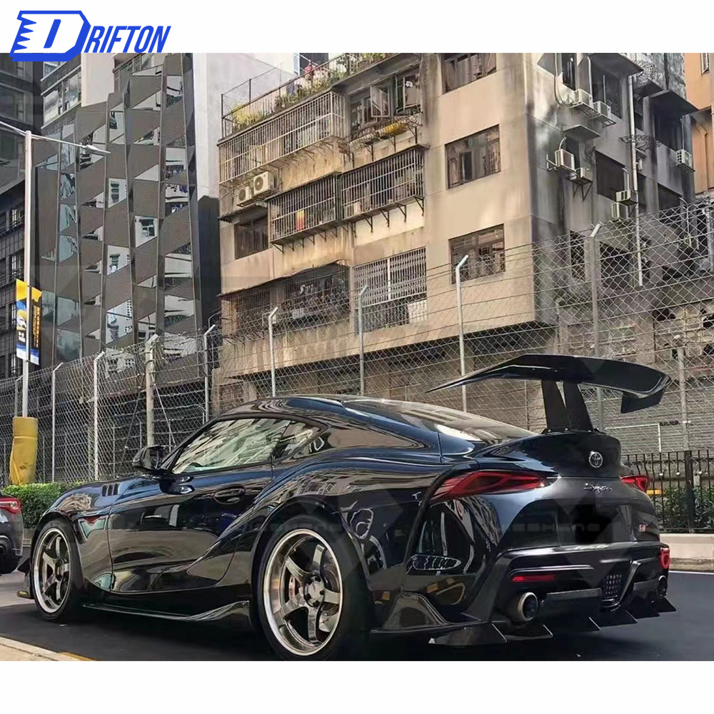 Varis-Style Carbon Fiber Side Skirt Under Board For Toyota Supra A90 ...