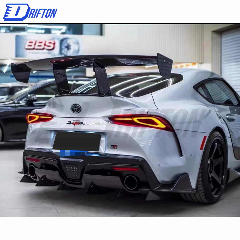 Varis GT-Style Carbon Fiber Rear Spoiler Wing For Toyota Supra A90 2019 ...