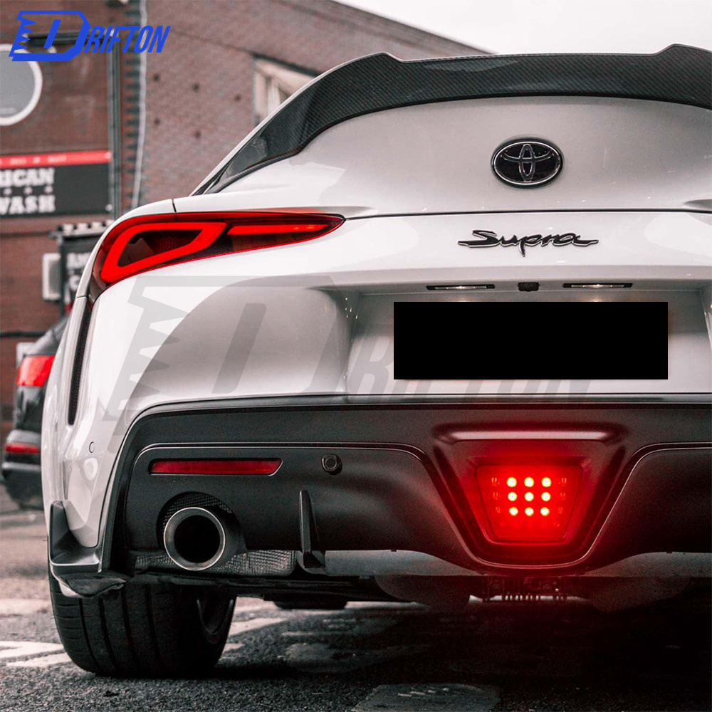 V Style Carbon Fiber Trunk Spoiler Rear Wing For Toyota Supra MK5 A90 ...