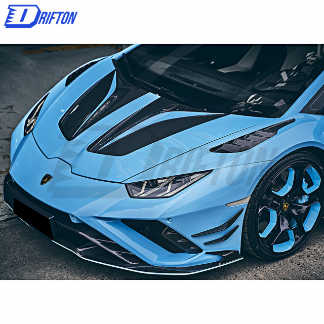PT Style Dry Carbon Fiber Front Lip Splitter for Lamborghini Huracan ...