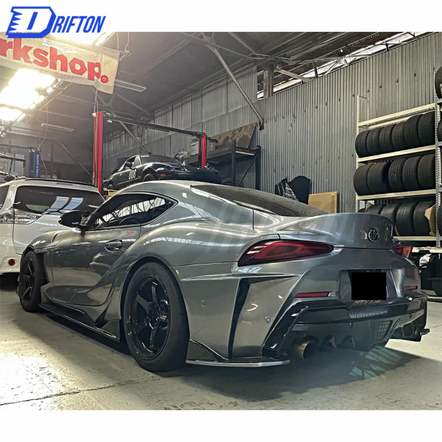 INGS Style Glass Fiber Rear Bumper For Toyota Supra MK5 A90 A91 GR 2019 ...