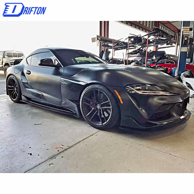 MKV Style Carbon Fiber Fender Plate For Toyota Supra A90 2019-2020