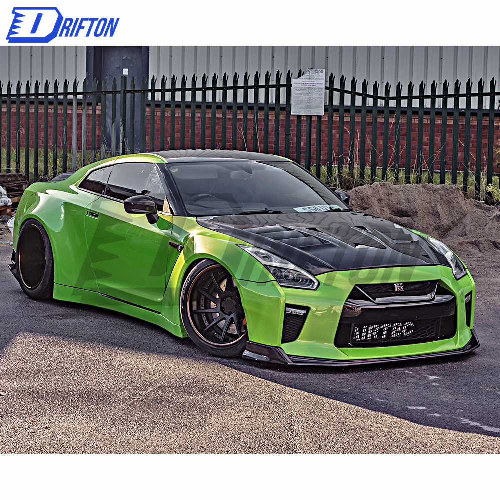 Top Secret Style Carbon Fiber Hood For Nissan R35 GTR 2017-2019