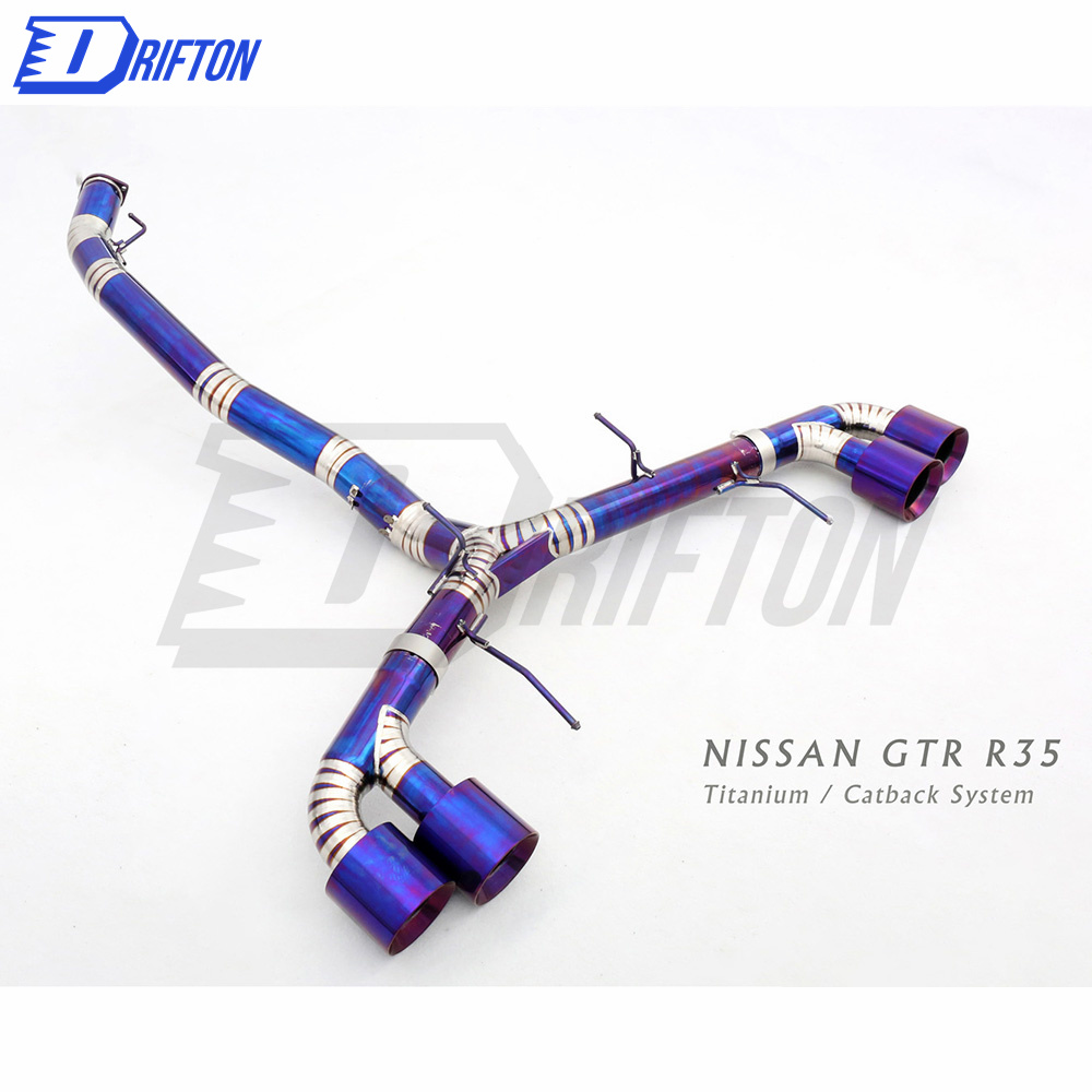 Titanium Catback System For Nissan R35 GTR 2008-2016