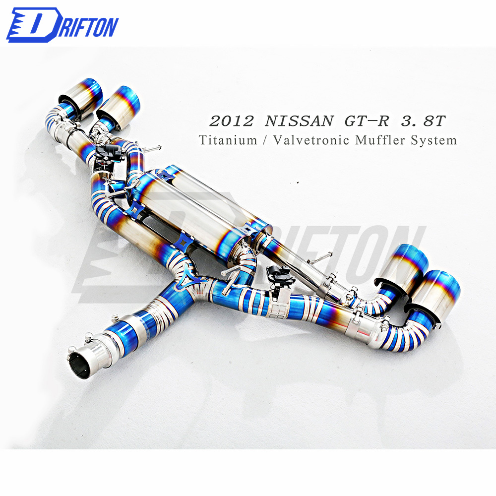 Titanium Valvetronic Muffler System For Nissan R35 GTR 2008-2016