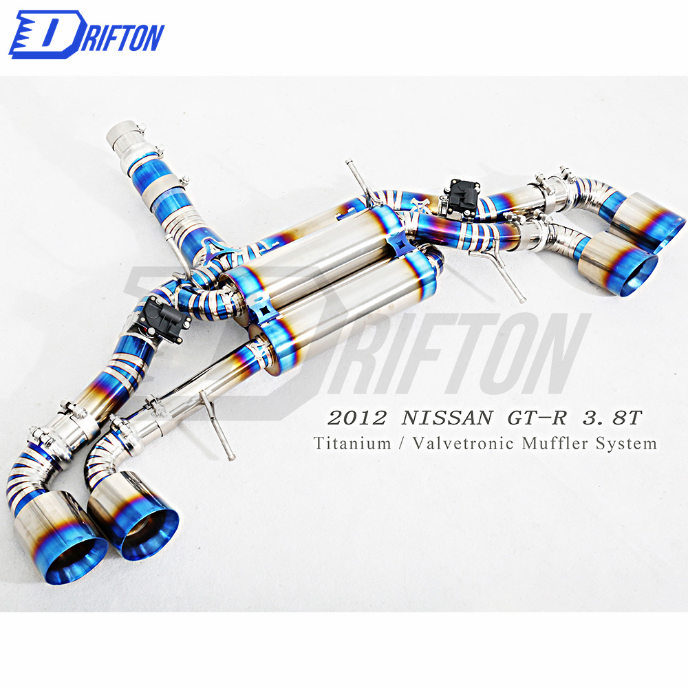 Titanium Valvetronic Muffler System For Nissan R35 GTR 2008-2016