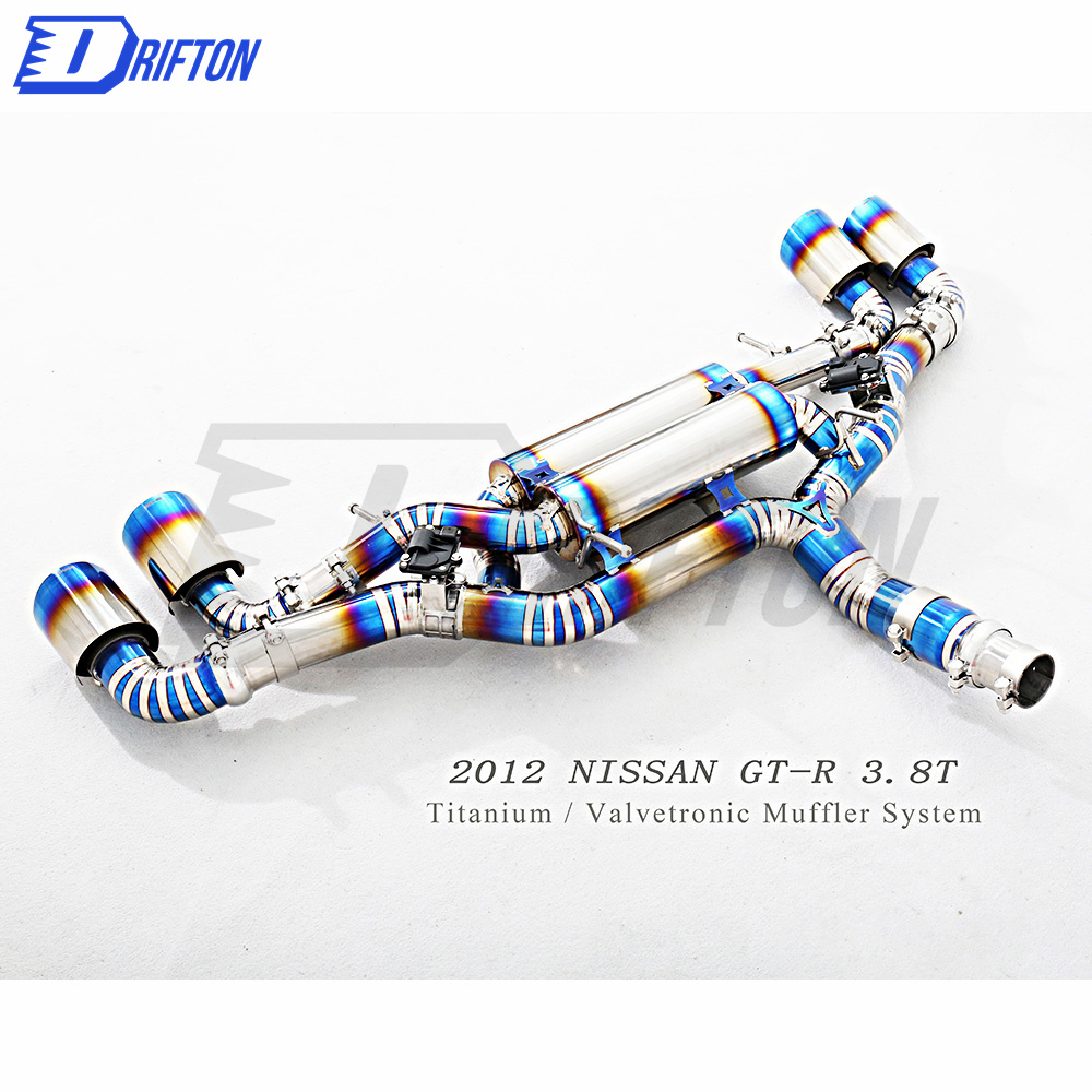 Titanium Valvetronic Muffler System For Nissan R35 GTR 2008-2016