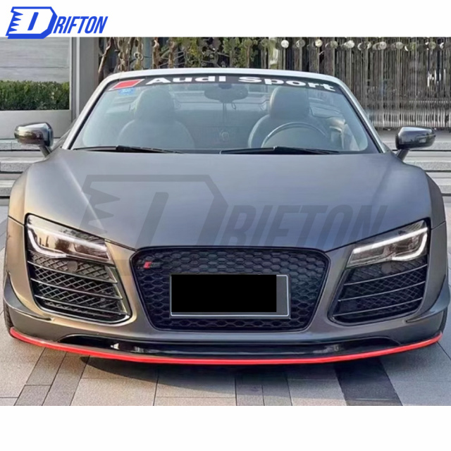 Maxton Style Carbon Fiber Front Lip For Audi R8 2007-2015