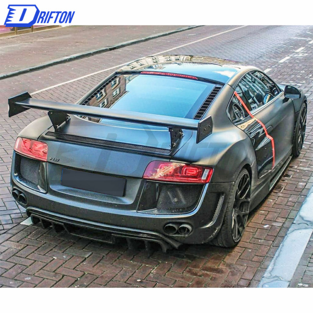 PD Style Carbon Fiber Rear Diffuser For Audi R8 2007-2015