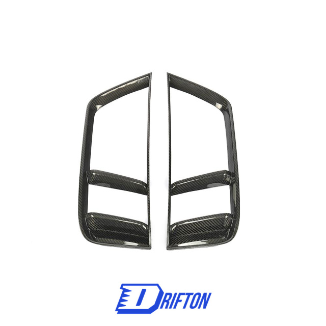 Dry Carbon Fiber R8 Rear Bumper Lower Honeycomb Grill Air Vents for ...