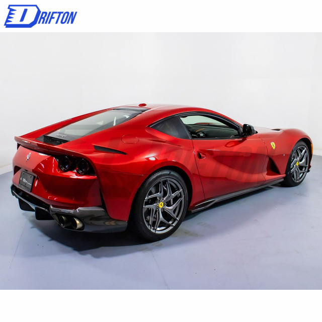 Dry Carbon Fiber Rear Bumper Spoiler For Ferrari 812 Superfast GTS 2017 ...