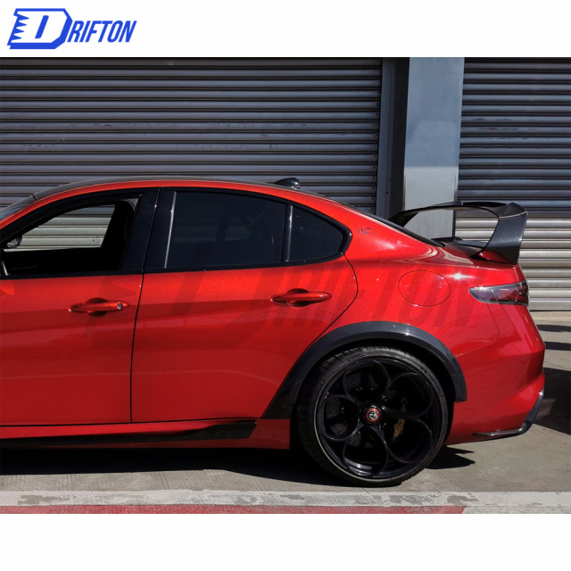 GTAM Style Carbon Fiber Rear Spoiler For Alfa Romeo Giulia 2016-2020