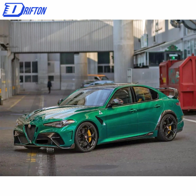 GTAM Style Half Carbon Fiber Body Kit For Alfa Romeo Giulia 2016-2023