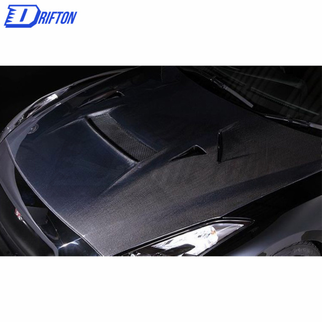 Varis Style Carbon Fiber Hood For Nissan GTR R35 2008-2016