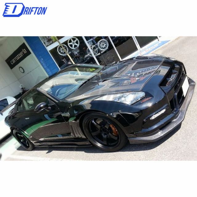 Varis Style Carbon Fiber Hood For Nissan GTR R35 2008-2016