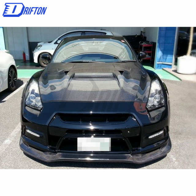 Varis Style Carbon Fiber Hood For Nissan GTR R35 2008-2016